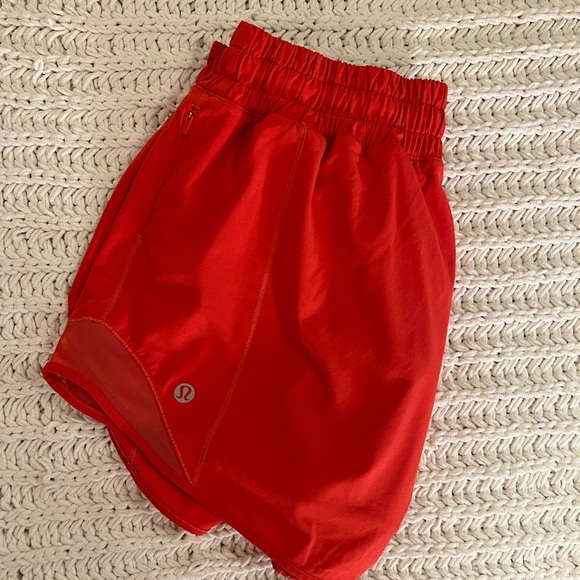 lululemon athletica | Shorts | Lululemon Red Athletic Shorts 6 | Poshmark